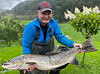 Landa sesongens største laks så langt i Suldalslågen: – Den var ikkje ...