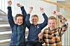 Kniva seg til tredjeplass